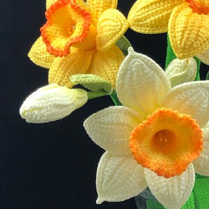 Crochet Daffodil Pattern Crocheted Daffodil Flower Crochet - Etsy