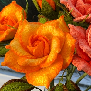 Crochet Mini Rose Pattern - 3 Sizes of Rose in 1 Pattern - Crochet Mini ...