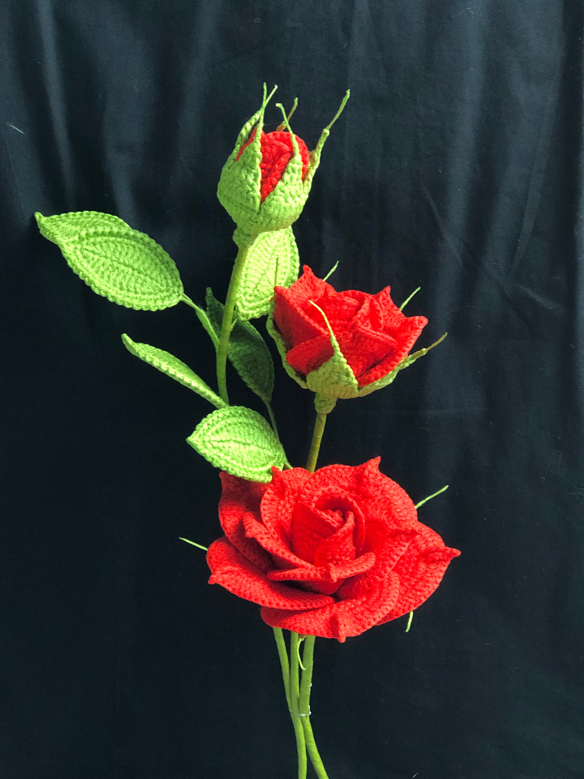 Hybrid Tea Rose 3 Sized Roses in 1 Pattern Hybrid Tea Rose - Etsy UK