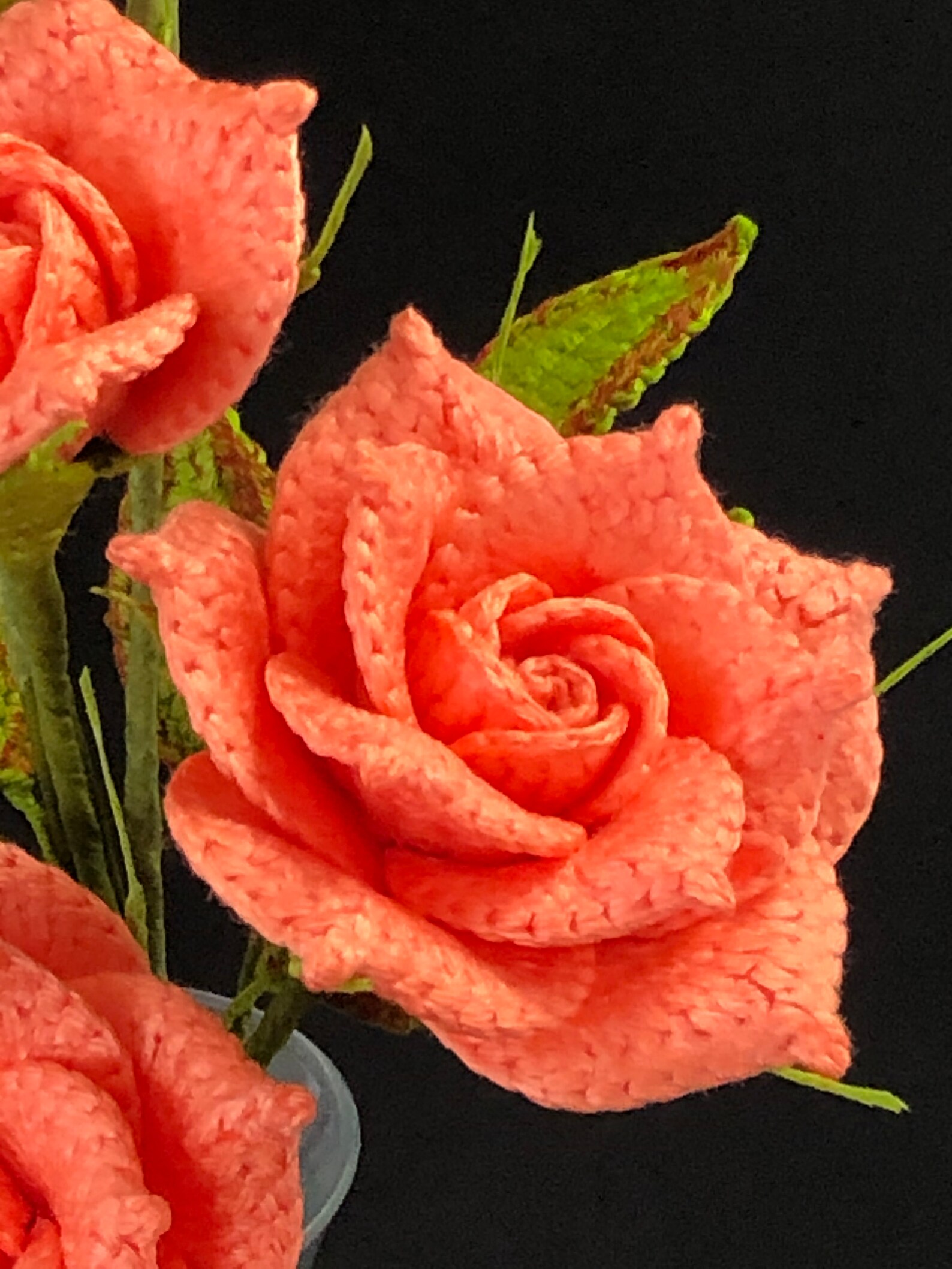 Crochet Mini Rose Pattern 3 Sizes of Rose in 1 Pattern - Etsy