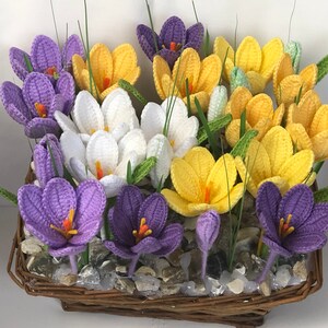 Crochet Crocus Pattern - Spring Flowers Crochet Pattern - Crochet ...