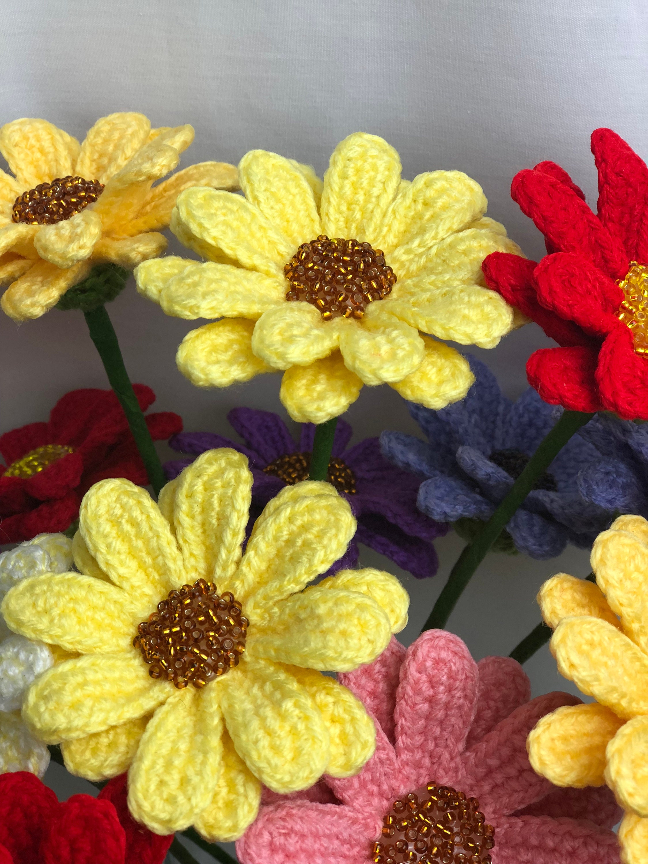 Gerbera Daisy Crochet Pattern Crochet Gerbera Pattern Easy - Etsy Canada