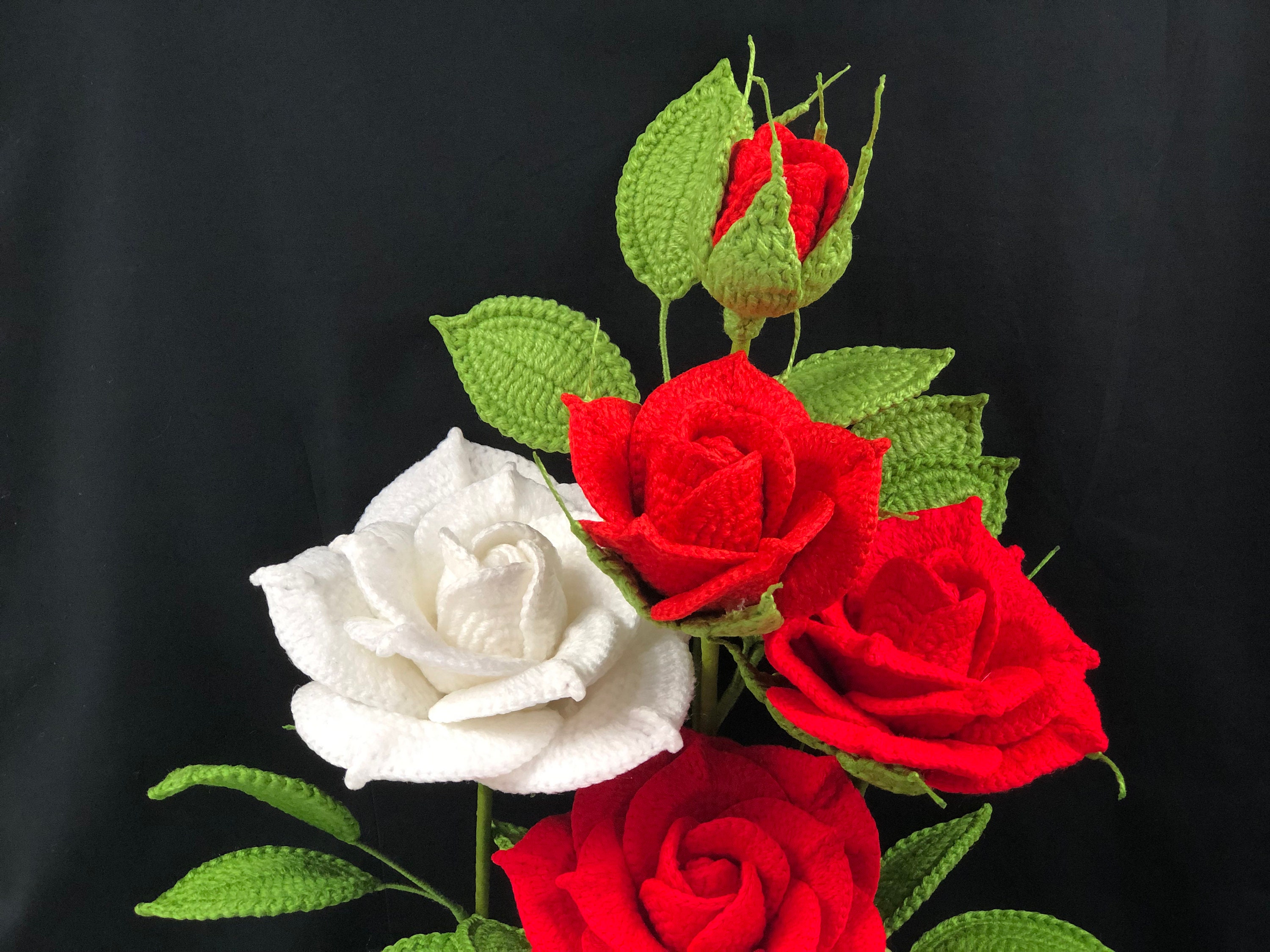 Hybrid Tea Rose 3 Sized Roses in 1 Pattern Hybrid Tea Rose - Etsy UK