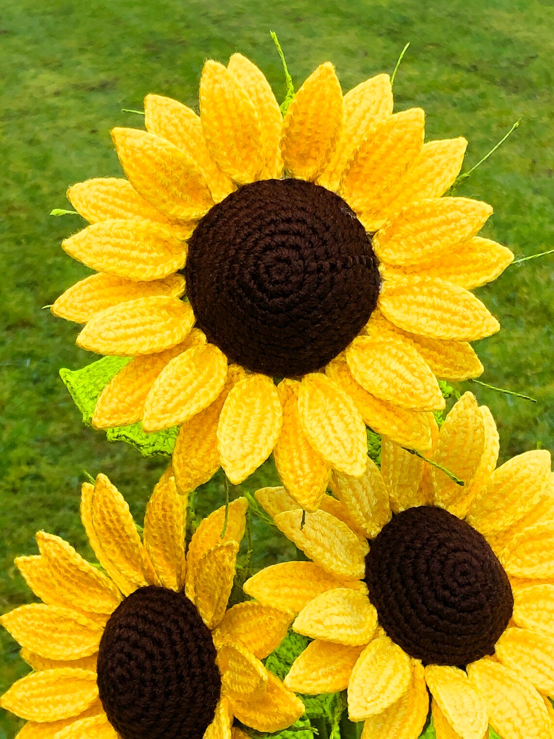 Sunflower Crochet Pattern Mini Sunflower Crochet Pattern - Etsy