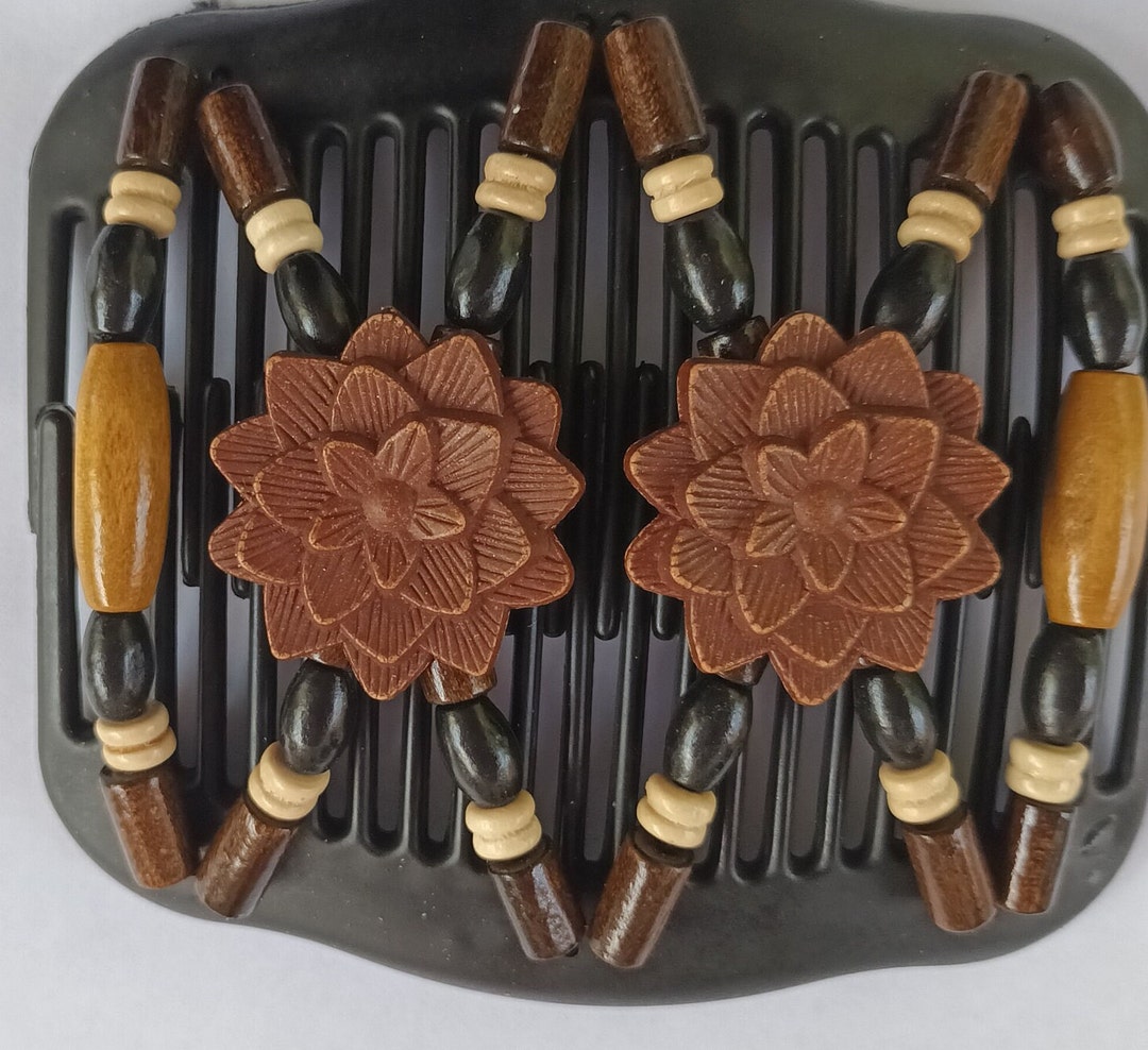 Original African Butterfly Comb, Women's Fashion Multi-wear Double Hair ...