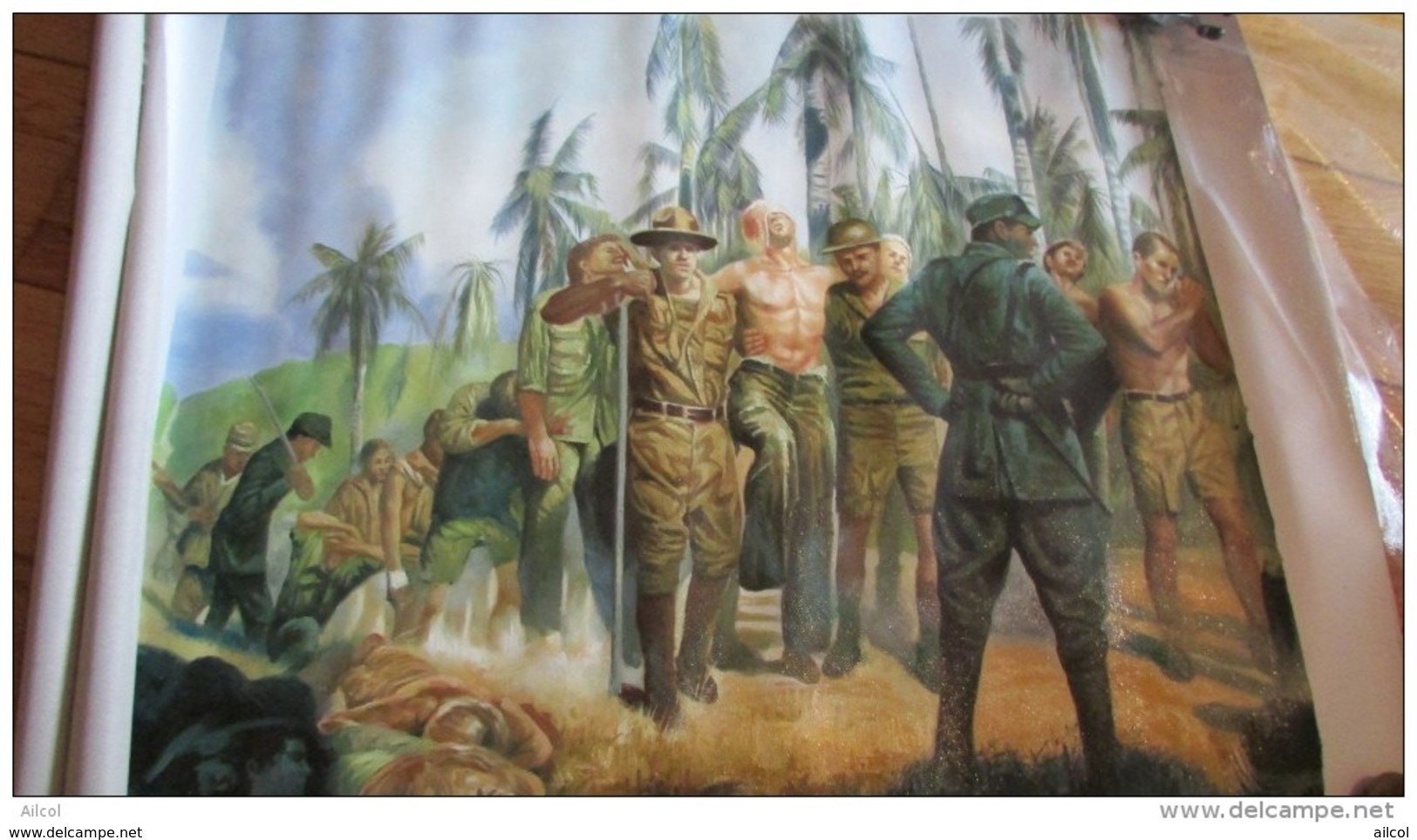WW2 U.S. Army Bataan Death March Oil Painting Large Size - Etsy