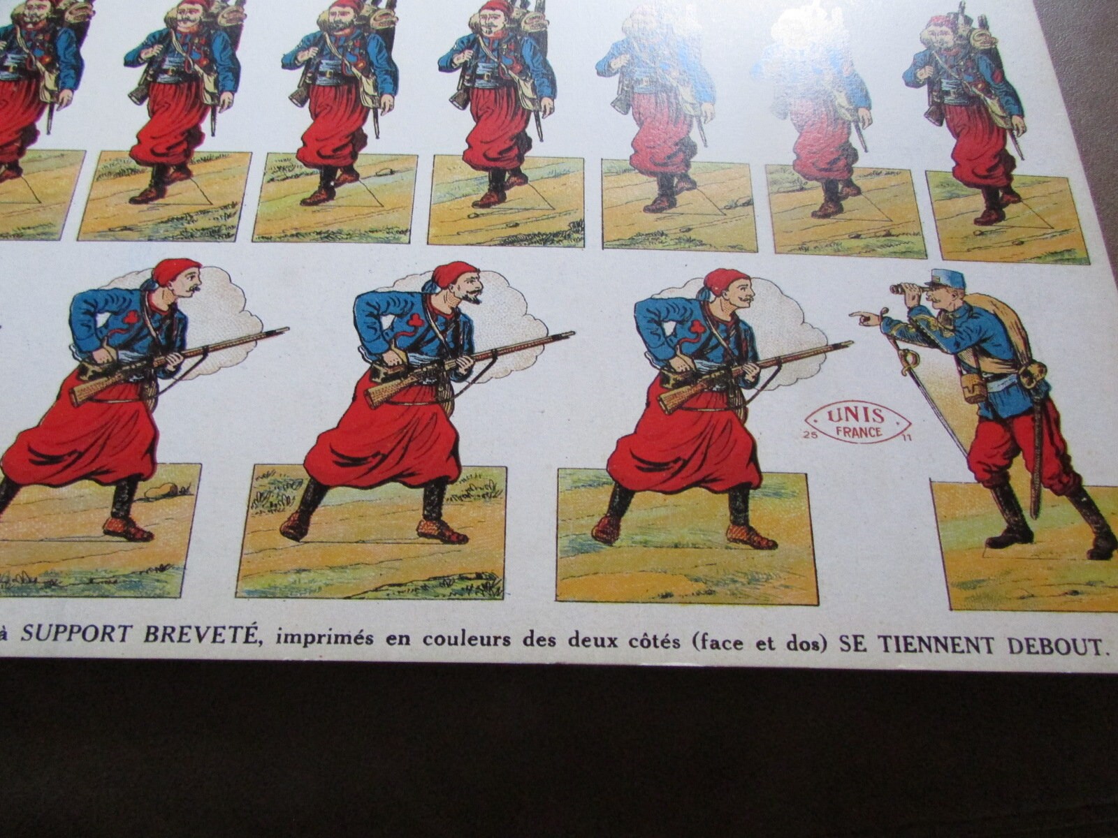 WW1 French Zouave Infantry Paper Toy Soldiers Uncut - Etsy Finland