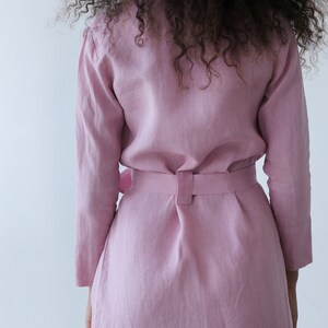 Handmade Linen Robe - Wedding Robes for Bridesmaids - Linen Loungewear ...