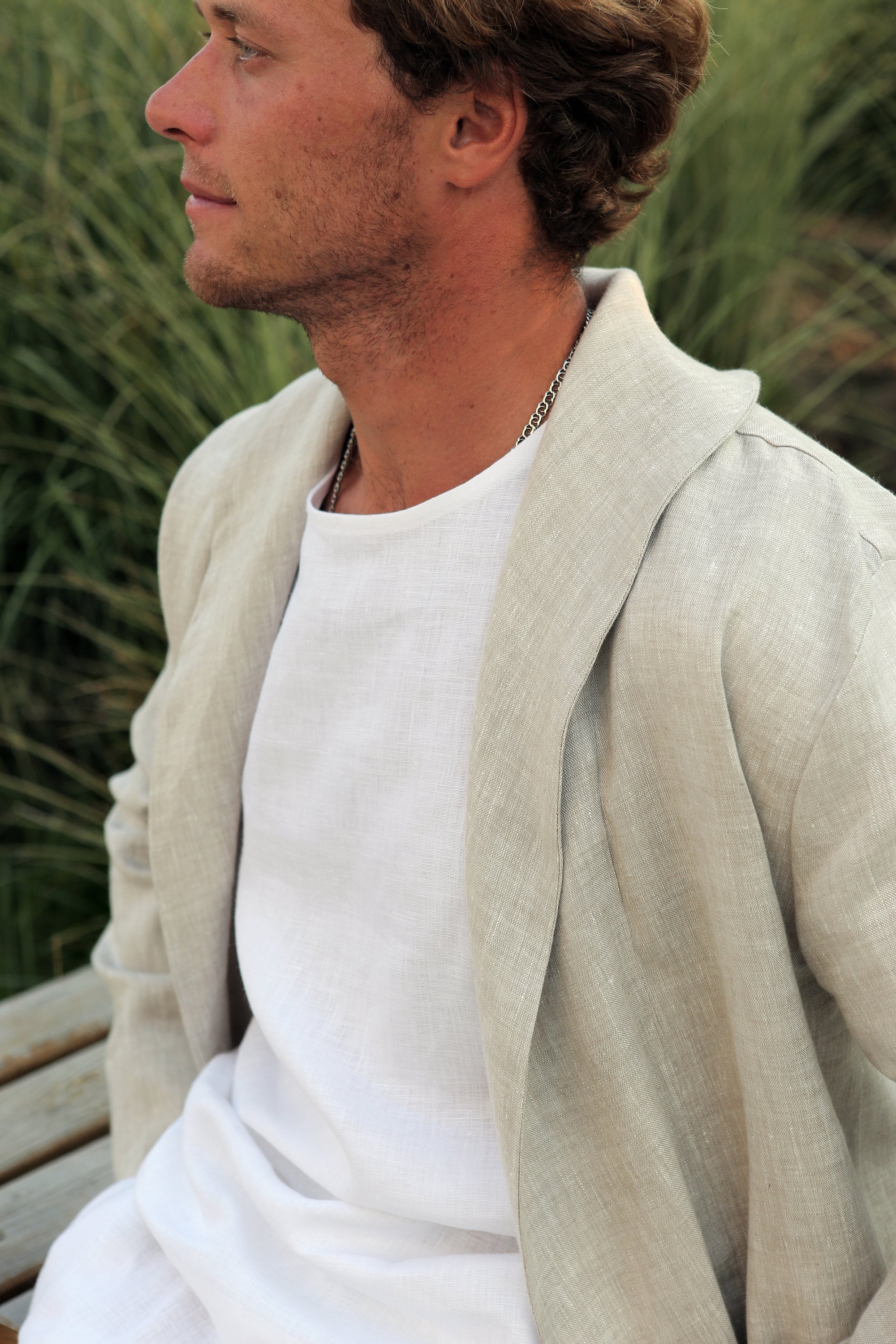 Linen Jacket for Man, Stylish Flax Cardigan, Summer Jacket, Linen ...