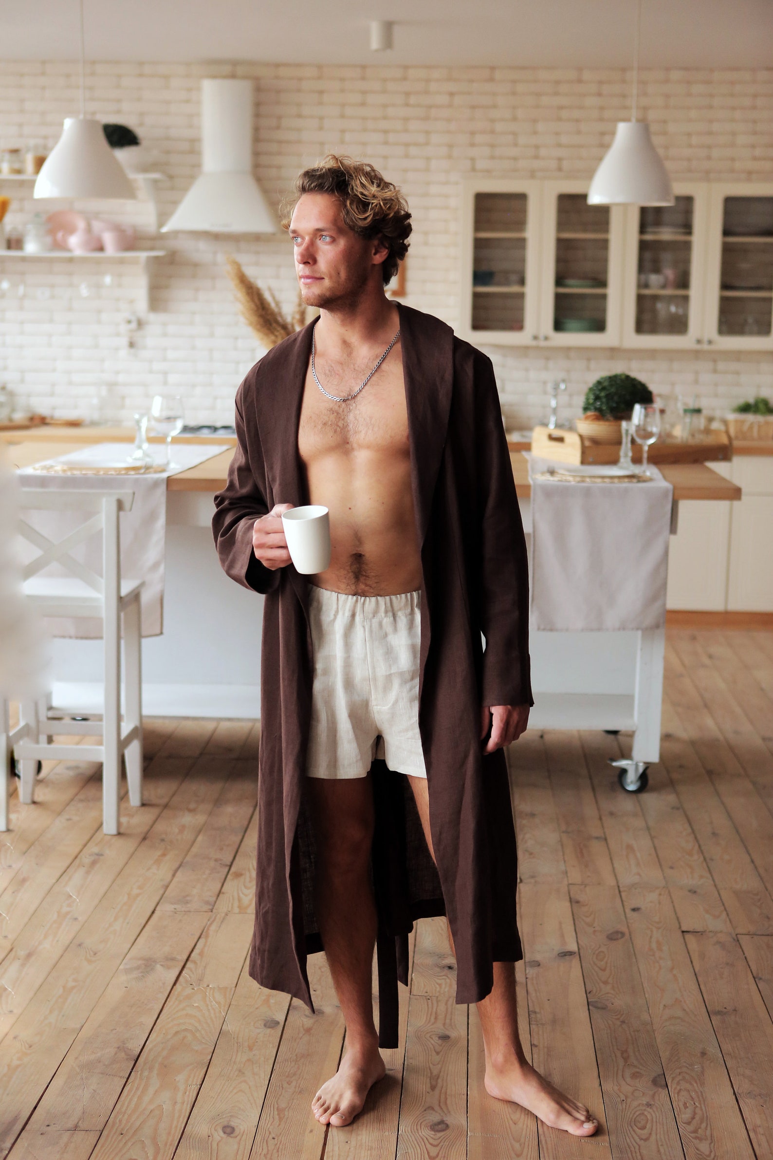 Mens Linen Underwear, Gift for Him, Boxer for Men, Mans Organic Clothes ...