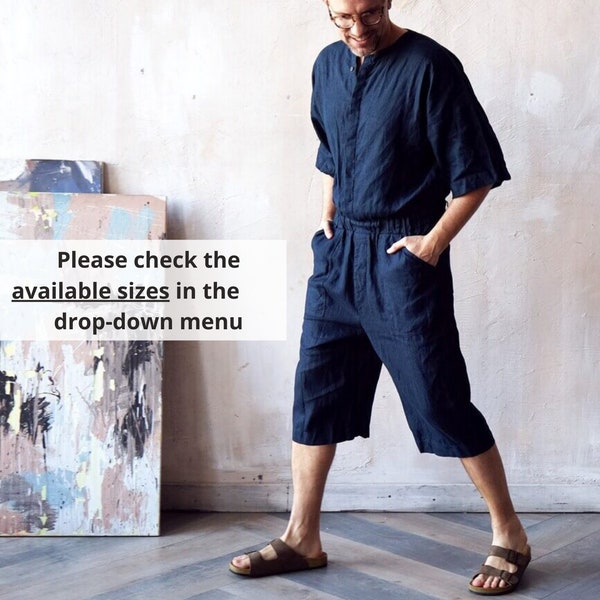 Blue Jumpsuit Men - Etsy