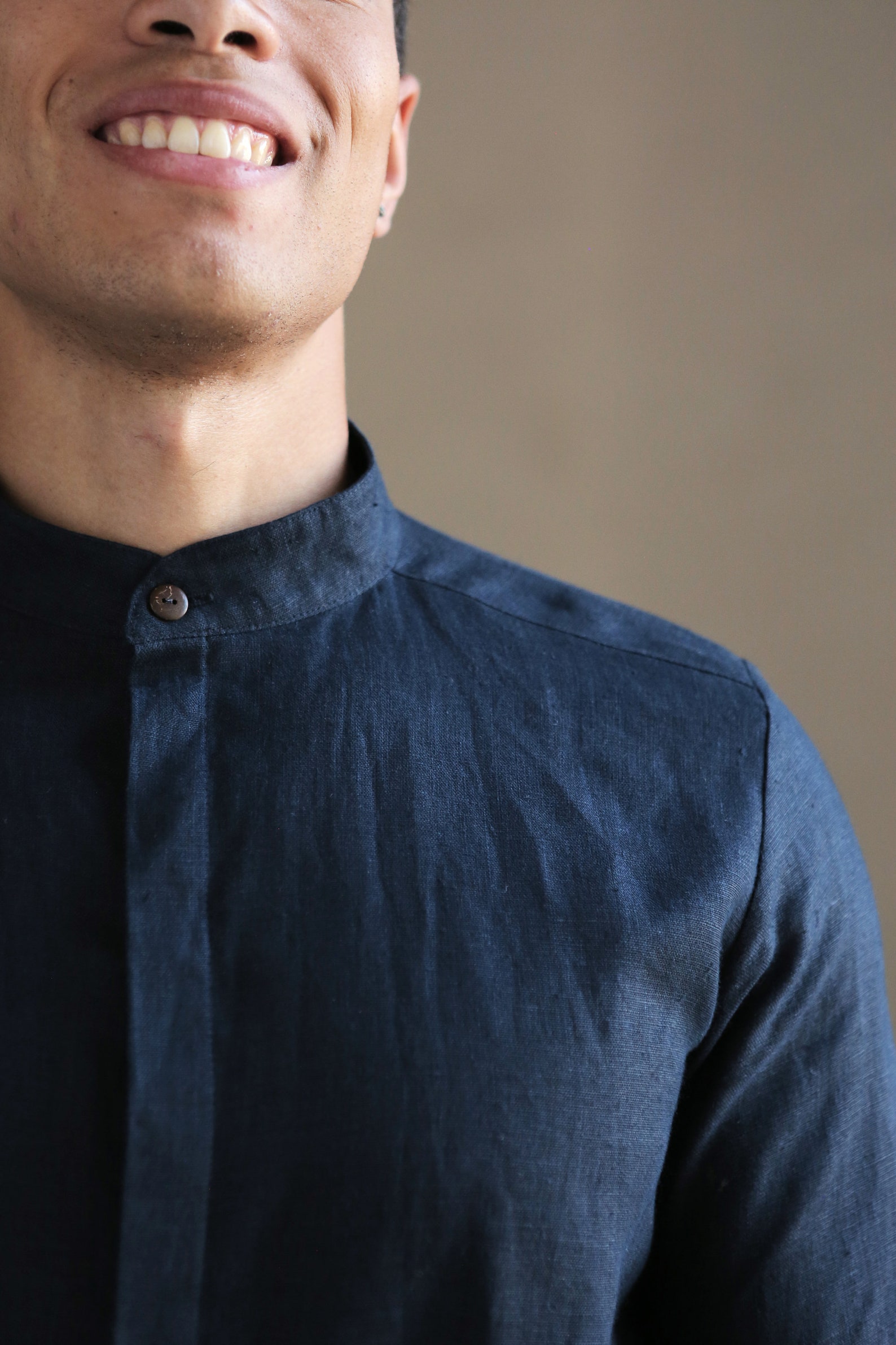 Mens Linen Shirt, Spring - Summer, Shirt for Men, Wedding Shirt, Dark ...