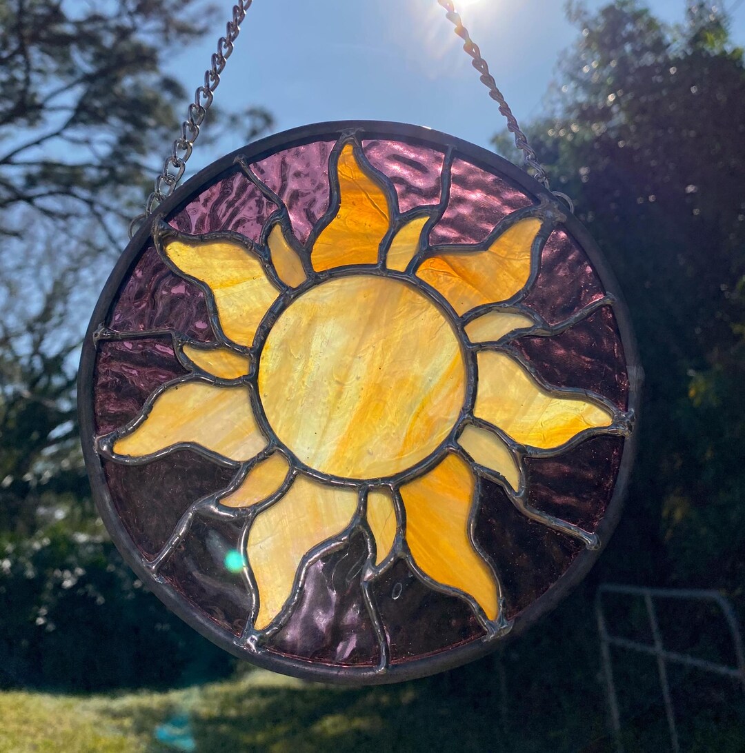 Tangled Rapunzel Sun Stained Glass Suncatcher 6.5 - Etsy
