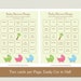 Stroller Baby Shower Bingo Cards - Baby Shower Bingo Game - 40 Unique ...