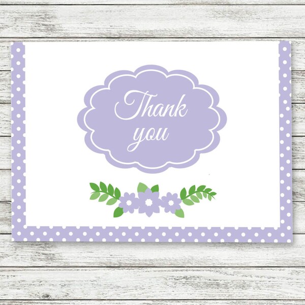 Polka Dot Thank You - Etsy