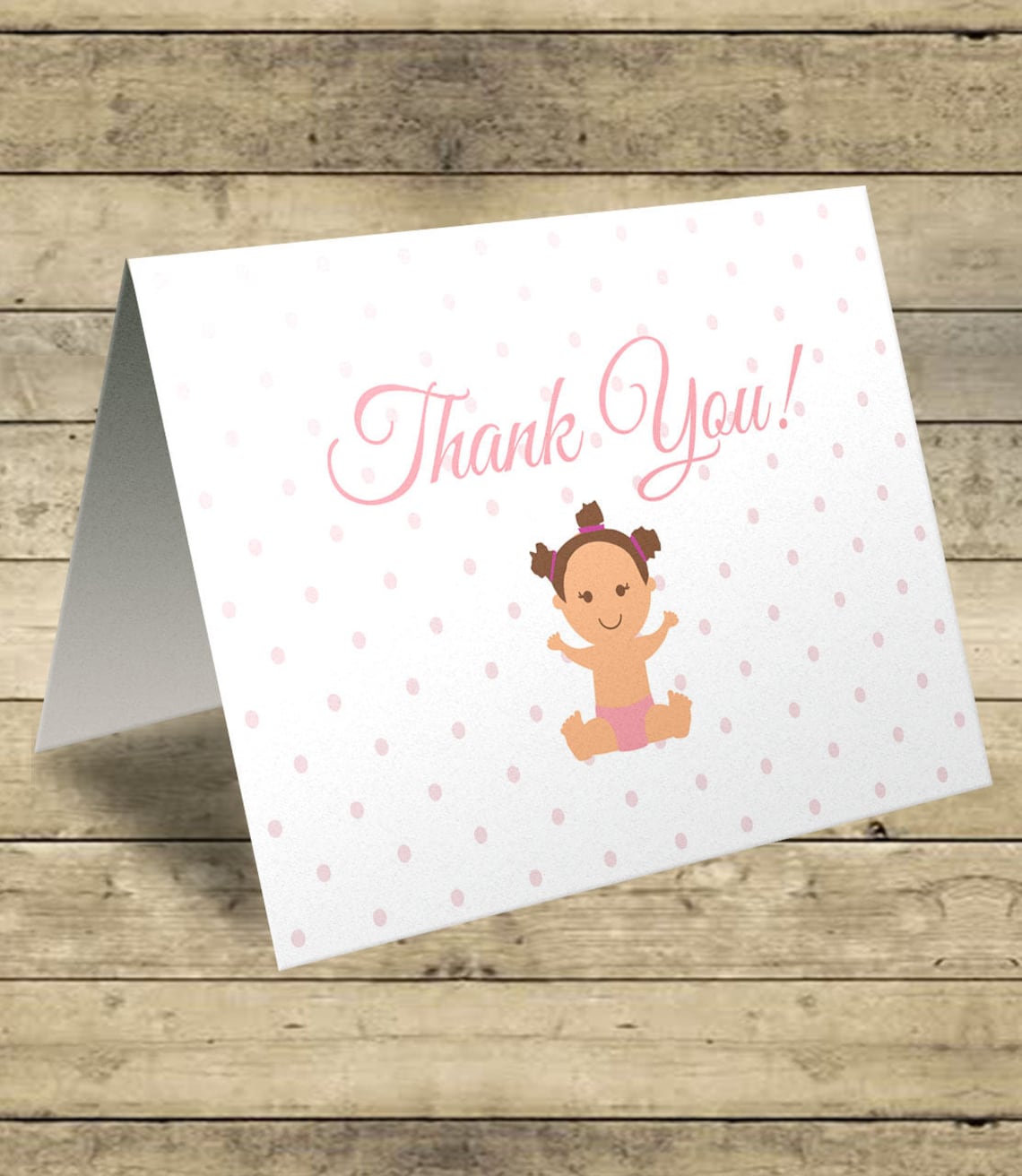 Baby Girl Thank You Cards Baby Shower Thank You Cards Girl - Etsy