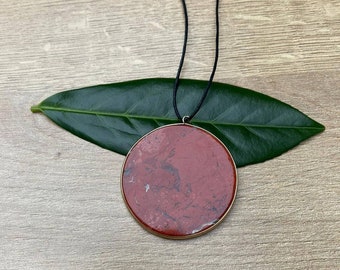 Red Howlite Necklace - Etsy