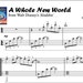 A Whole New World | Piano Sheet Grade 1 + Grade 5 Self Learning Series ...