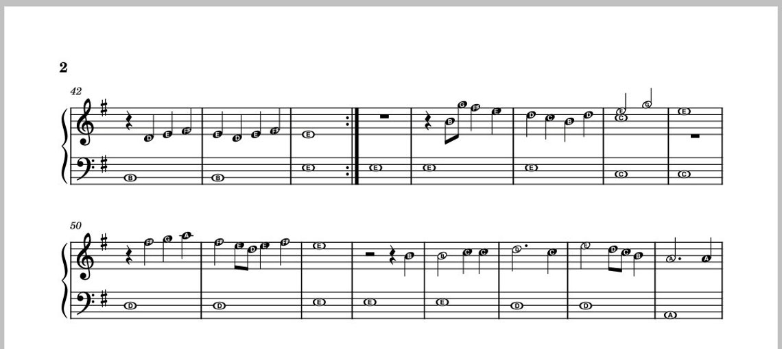 TUM HI AANA | Piano Music Sheet Easy With Note Names Mp3 - Etsy