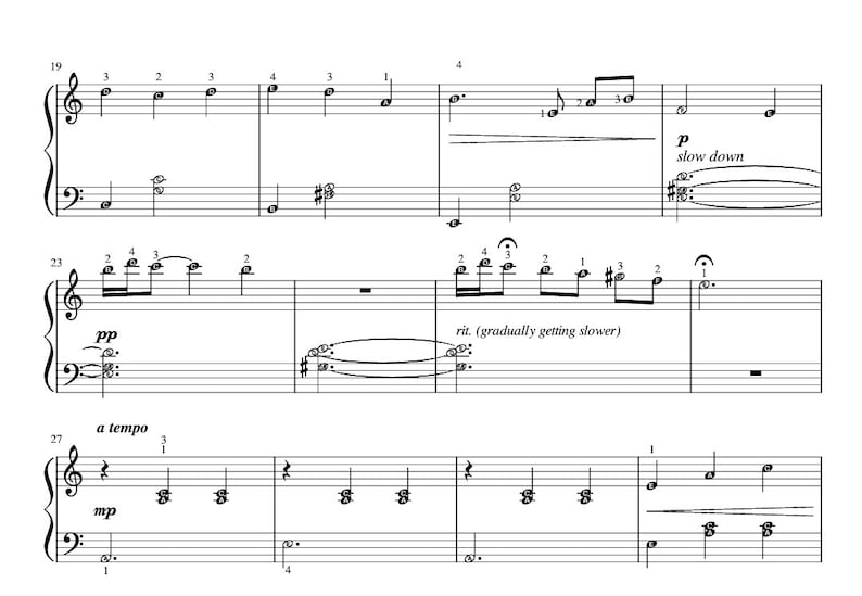 Merry Go Round of Life | Piano Grade 3 and Above With Note Names Easy ...