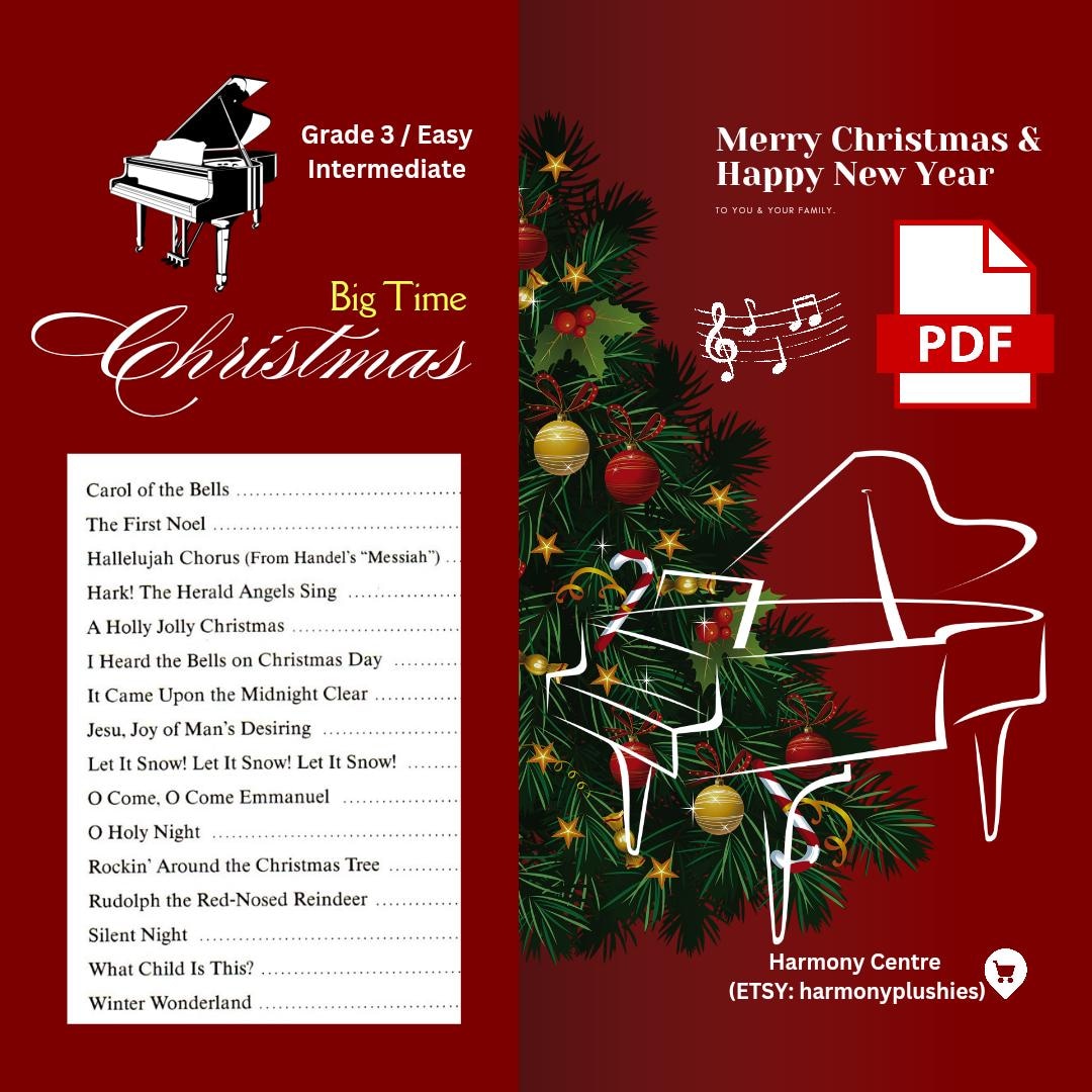 Best Christmas Piano Sheets Music Score Easy Intermediate Popular ...
