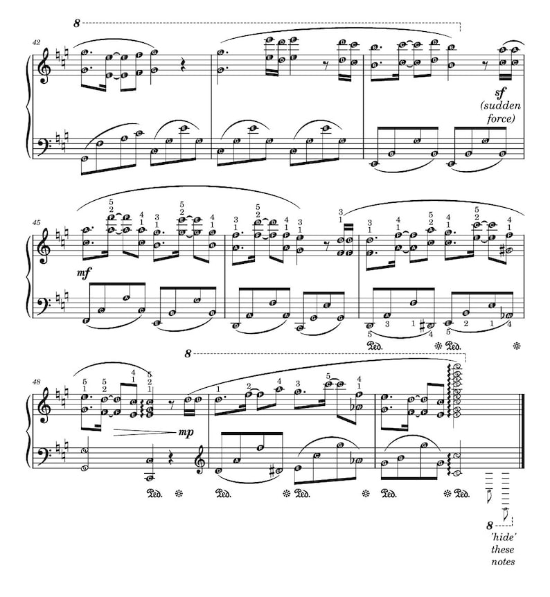 Coup De Coeur | Richard Clayderman Piano Sheet Music Score With ...