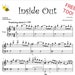 Piano Sheet Music | INSIDE OUT Theme | Easy Piano for Kids - Etsy