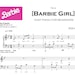 Barbie Girl | Easy Piano Sheet for Beginners Kids Self Learning Series ...