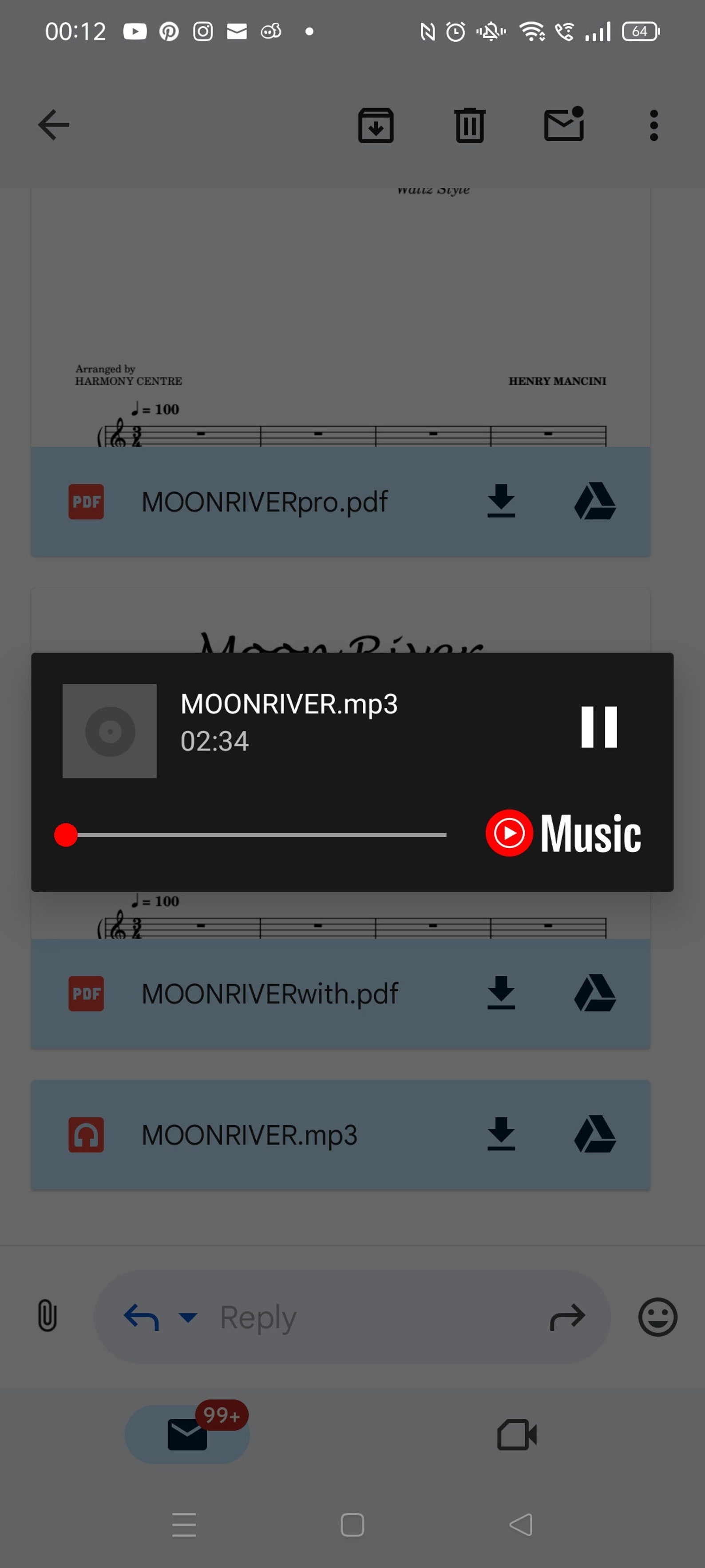 Moon River - Waltz Style Piano Sheet Music Score With Note Names - Etsy