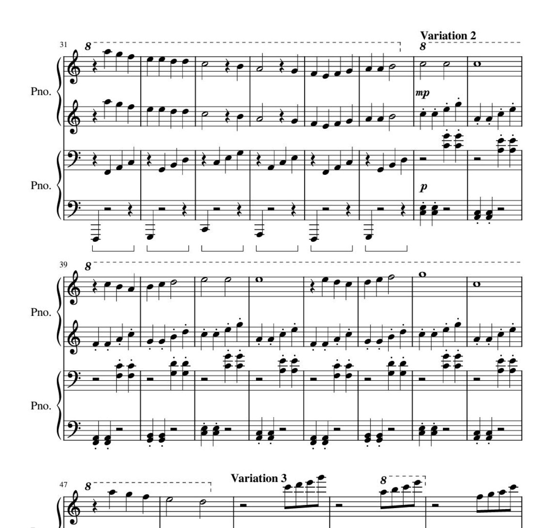 Heart And Soul Piano Duet 4 Hands Sheet Music Score With Note Names 9532