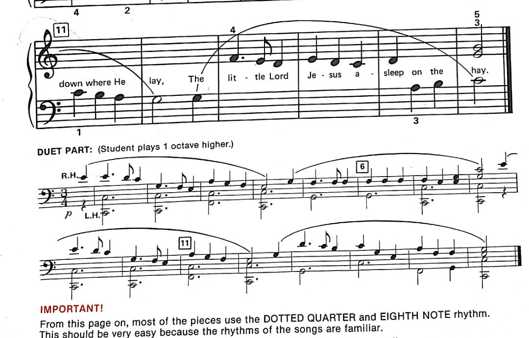 Piano Christmas Collection Beginners Easy Piano Duet With Teacher PDF ...