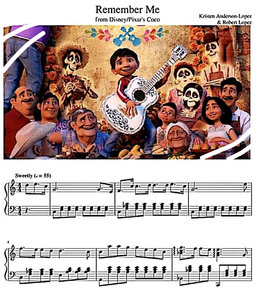 Remember. Me. COCO. | Piano PDF Beginner + Grade 3 + Free Bundle - Etsy