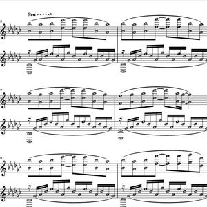 Again (piano G6) From Yourlieinapril Sheet Music With Note Names Anime ...