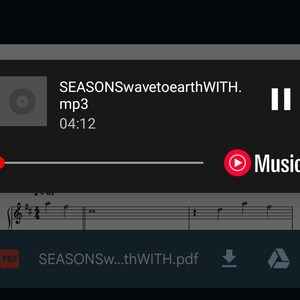 Seasons by Wavetoearth | Piano Sheet Music Score With Note Names G3 - Etsy