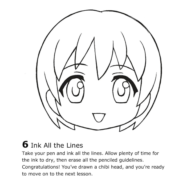 How to Draw Chibi | Step by Step Guide PDF E-book - Etsy
