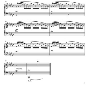 Again (piano G6) From Yourlieinapril Sheet Music With Note Names Anime ...