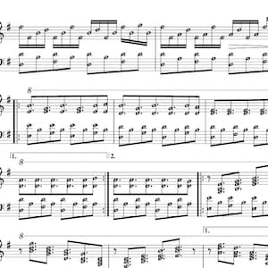 COMPTINE D'un Autre Ete | Piano Sheet Music + Free Sheet With Note ...
