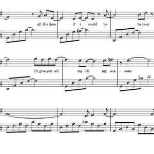 Seasons by Wavetoearth | Piano Sheet Music Score With Note Names G3 - Etsy
