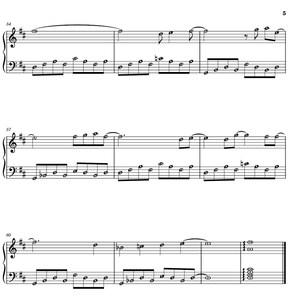 Seasons by Wavetoearth | Piano Sheet Music Score With Note Names G3 - Etsy