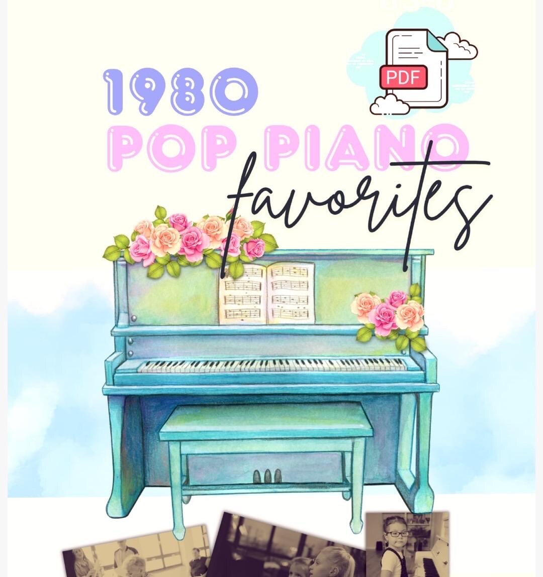 1980 Pop Piano Favourites USA ~ Piano Ebook Sheet Music With Lyrics ...