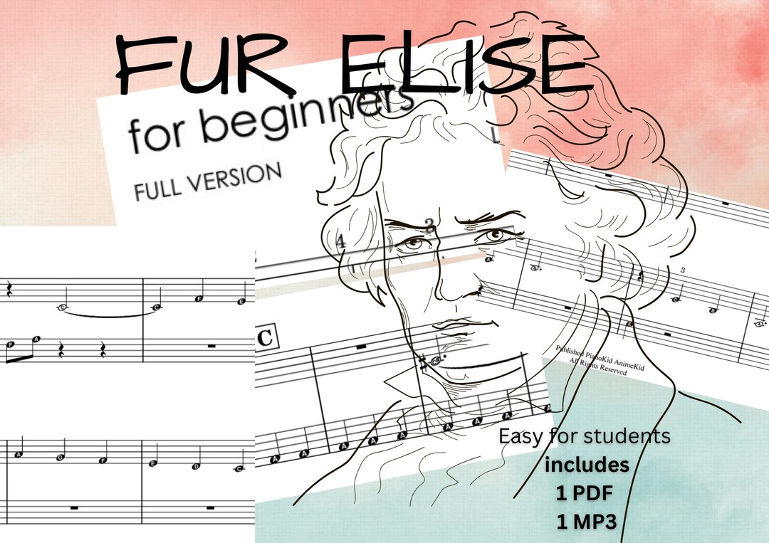 Fur Elise - Beethoven | Beginner Simplified Full Version Students ...