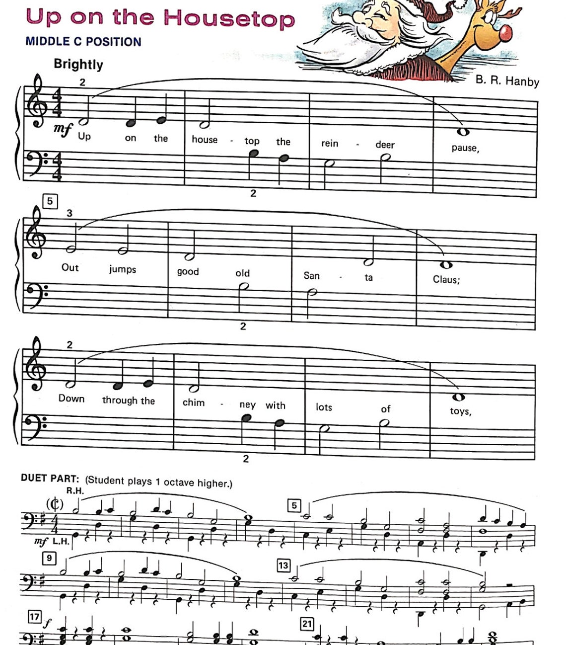 Piano Christmas Collection Beginners Easy Piano Duet With Teacher PDF ...