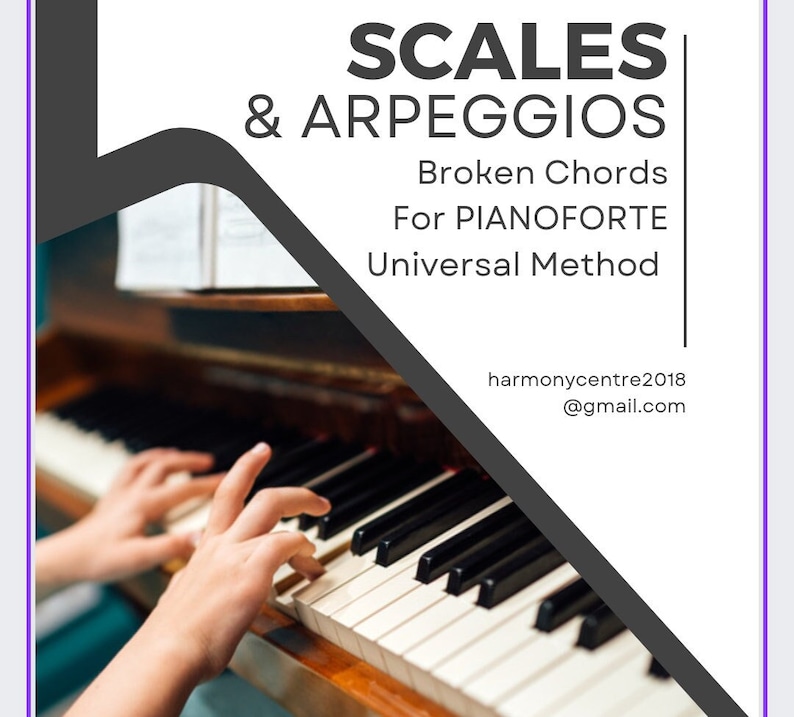 Scales Arpeggios Broken Chords for Pianoforte Universal Method - Etsy