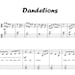 DANDELIONS | Easy Piano Sheet Music Score With Note Names | Ruth B | Sentimental BGM - Etsy