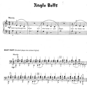 Piano Christmas Collection Beginners Easy Piano Duet With Teacher PDF ...