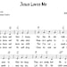 Jesus Loves Me | 3 Types Piano Sheet Music Score With Note Names Bundle ...