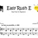 Easy Rush E Grade 1 2 Piano Sheet Music Score Self Learning Series With Note Names - Etsy