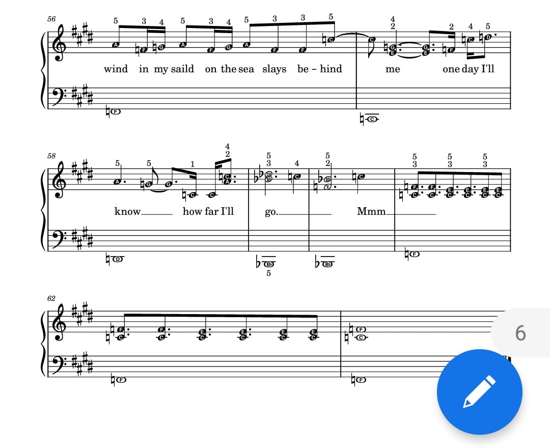How Far I'll Go - Bundle - Easy Piano Sheet Music Score for Beginners ...