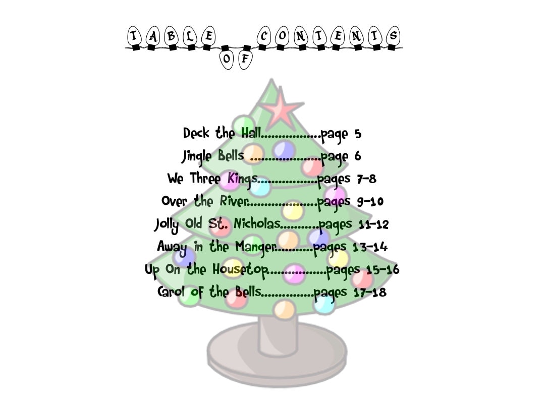 My First Christmas Piano Song Book for Kids Students Pupils Children ...