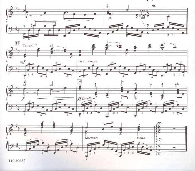 Canon in D Piano Sheet Music by Pachelbel (PDF) - Etsy